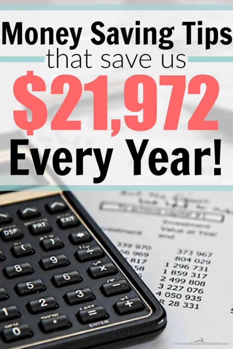 Money Saving Tips That Helped Us Save Every Year!