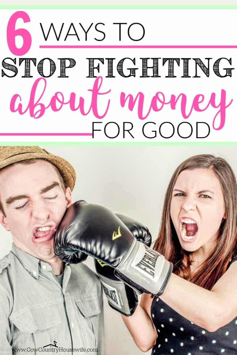 6 Ways to Stop Fighting About Money For Good