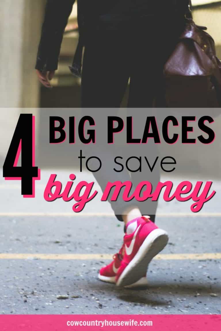 4 Big Places to Save Big Money